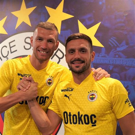 ادین ژکو و دوشان تادیچ در پیراهن فنرباحچه عکس طرفداری