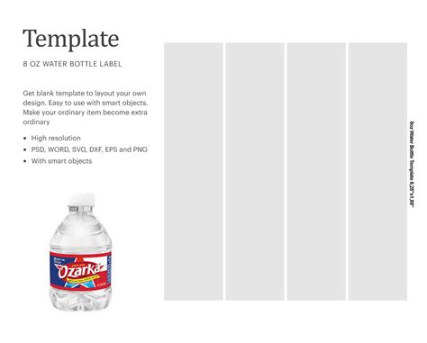 Bubble Bottle Label Template