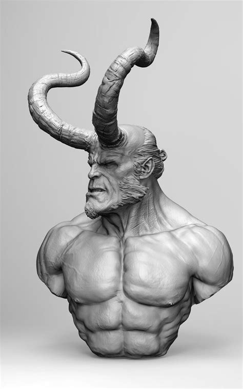 Hellboy Bust Fernando Vieira