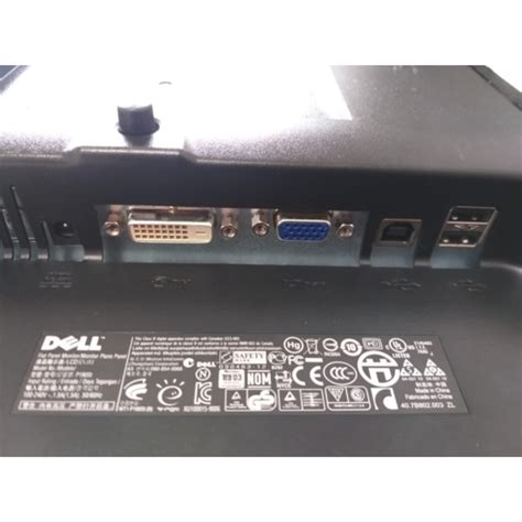 Monitor Dell P190st 19 Polegadas Lcd Quadrado Com Cabo De Força E Vgamonitor E Acessórios