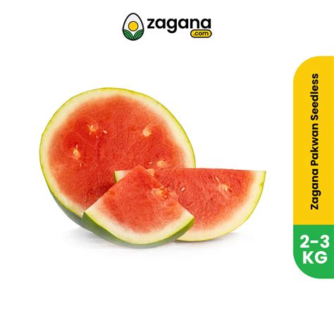 Zagana Farm Fresh Fruits Pakwan Seedless 3 4kg 1pc Lazada Ph