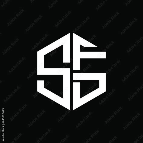 Sfd Logo Sfd Icon Sfd Vector Sfd Monogram Sfd Letter Sfd Minimalist Sfd Triangle Sfd Hexagon