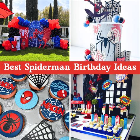 Web Slinging Fun 30 Spiderman Birthday Party Ideas Youll Want To