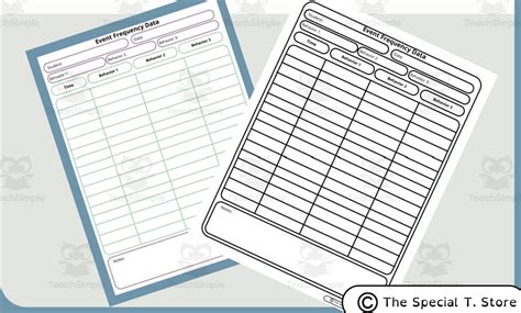 Event Frequency Data Sheet Precision Tracking For Diverse Learners By