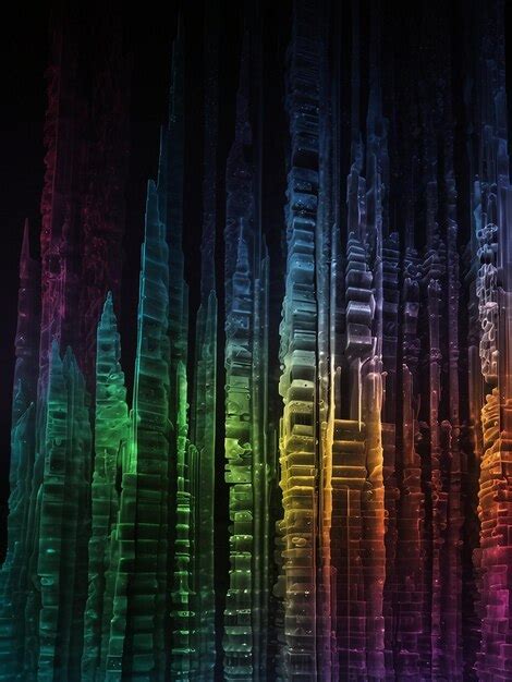 Spectrogram Dubstep Noise Hologram 3d Living Premium Ai Generated Image