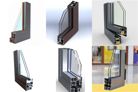 Double Glazed Glass Aluminum Casement Windows Samples High Quality