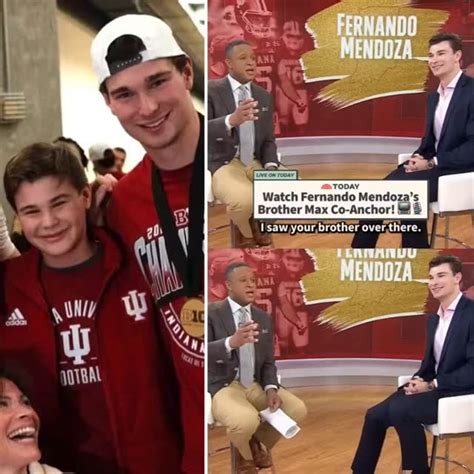 Fernando Mendoza Brother Today Show