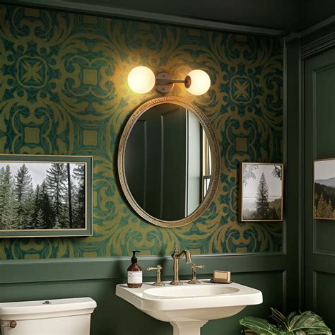 Greyleigh™ Ledger 2 Light Dimmable Deep Gold Armed Sconce And Reviews