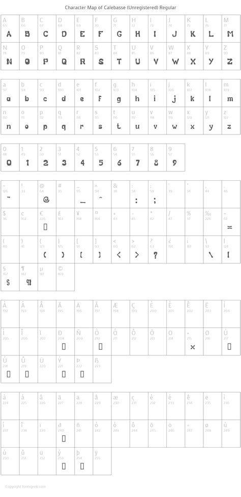 Calebasse Unregistered Font Download For Free View Sample Text