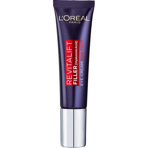 LorÃ©al Paris Revitalift Filler Eye Cream Moisturizer With Hyaluronic
