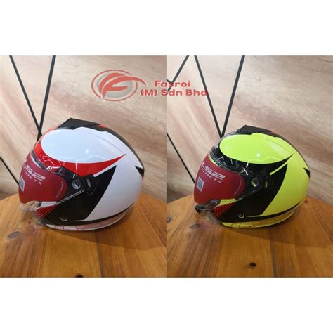 Helmet Ls2 Double Visor Safety Helmet 100original Shopee Malaysia