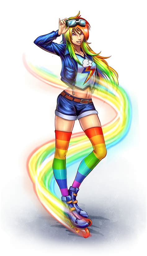 Rainbow Dash Humanised