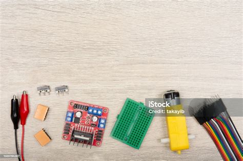 stem microcontroller concept and diy electronic kit science technology