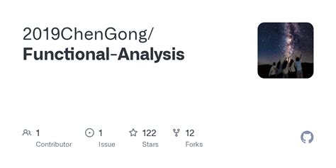 Github 2019chengongfunctional Analysis
