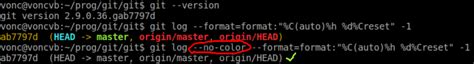Posh Git Dont Colorize The Refs With Git Log Pretty When No Color Is Specified Stack
