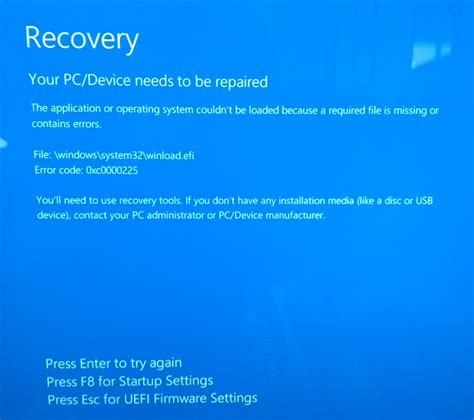 cloned ssd won t boot windows 8 shows your pc device needs to be