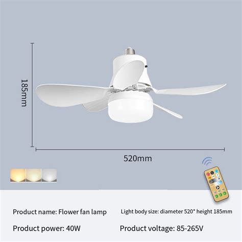 Socket Fan Lightsocket Fan Light With Remotelight Socket Ceiling Fan