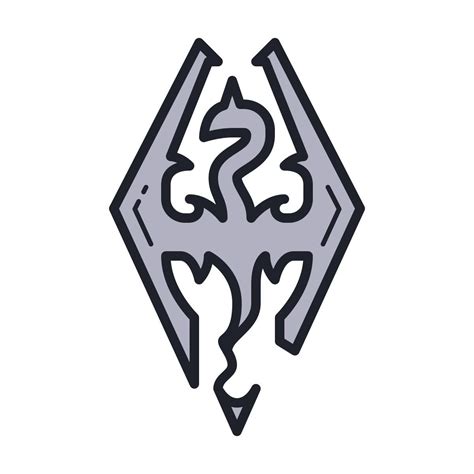 Elder Scrolls Skyrim Icons Logos Symbols Free Download Png Svg