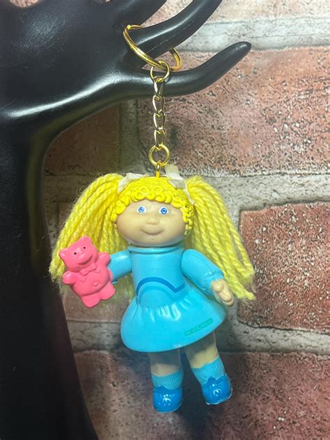 Vintage Posable Handmade Cabbage Patch Keychain Etsy