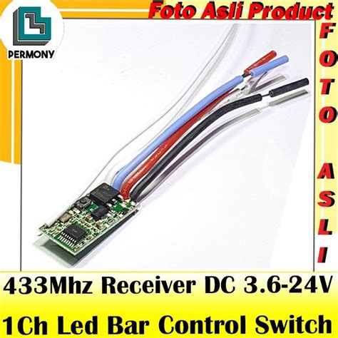 Jual 433mhz 1ch Rf Receiver Wireless Light Switch On Off Mosfet Module 1 Ch 433 Mhz Remote