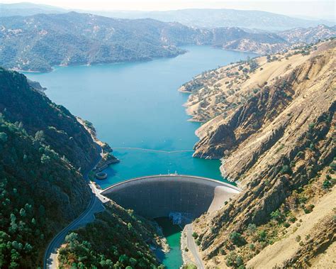 The Spectacular Glory Hole Spillway In Monticello Dam California