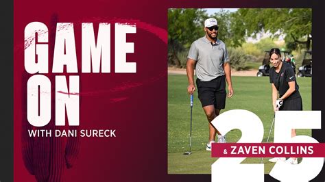 Game On Zaven Collins Challenges Dani Sureck To A Friendly Golf Game