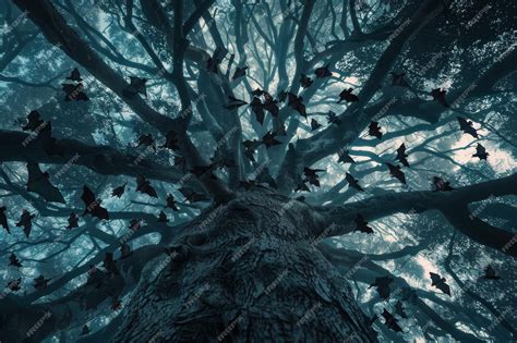 Premium Photo The Roosting Bat Colony