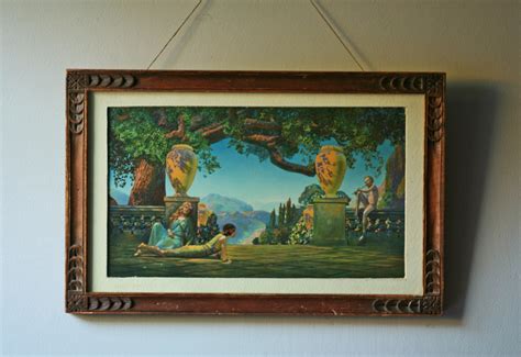 Modish Vintage Maxfield Parrish Sky