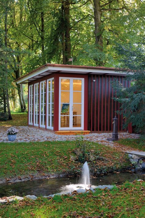 Gedeckte Räume Im Garten Das Einfamilienhaus