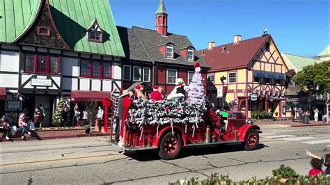 Christmas Parade In Solvang California Youtube