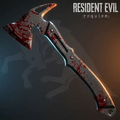 🪓 Residual Evil Requiem Leon S Kennedy Tomahawk Hatchet Cosplay