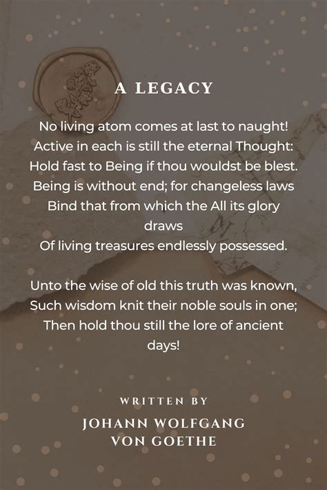 Goethe Poem Quotes Restless Love Restless Love Poem By Johann