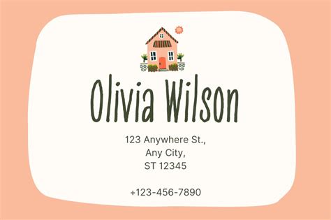 Free And Printable Custom Address Label Templates Canva