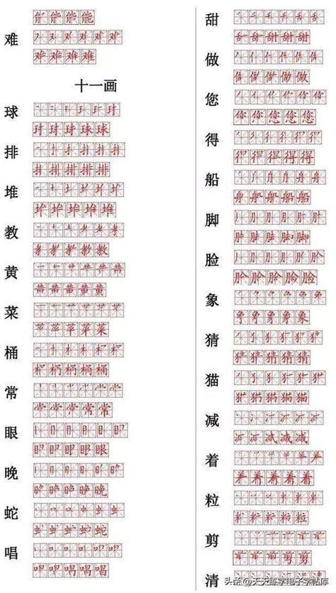 汉字书写笔顺口诀，基本功正楷 知乎