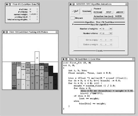 A Screen Shot Taken From A Zeus Binpacking Algorithm Animation Download Scientific Diagram