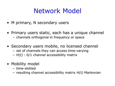 Ppt Opportunistic Scheduling With Reliability Guarantees In Cognitive
