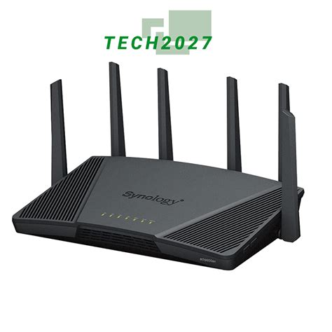 Synology Rt6600ax Tri Band Quad Core Wi Fi Router 4x4 160mhz 2 5gbps Ethernet Vlan