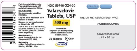 Dailymed Valacyclovir Hydrochloride Tablet Film Coated