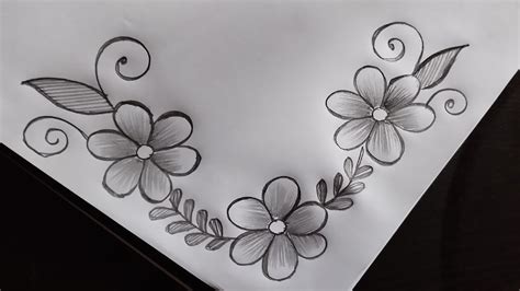 Border Design By Pencil Project Design For Front Page