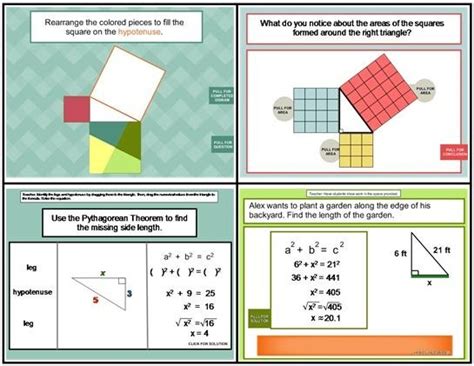 Pythagorean Theorem Interactive Whiteboard Lessons Digicore Pythagorean Theorem Interactive Whiteboard Lessons Digicore