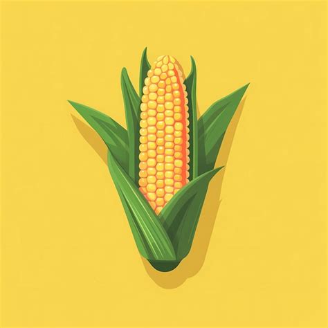 Premium Ai Image Corn Icon Vector Illustration