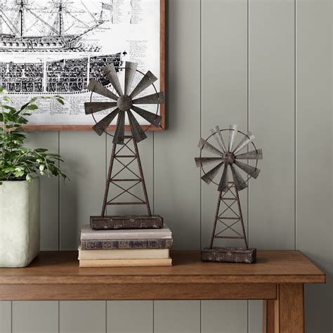 Gracie Oaks Isaiah Farmhouse Metal Table Top Décor Set And Reviews Wayfair