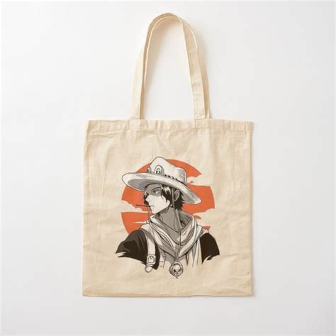 Portgas D Ace Tote Bag By Onepieceshop Tote Bag Cotton Tote Bags
