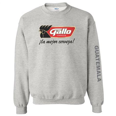 Gildan Sweaters Cerveza Gallo Sweatshirt La Mejor Cerveza De