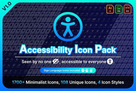 Accessibility Icon Pack 1700 Accessibility Icons By Choo Choo Diamond