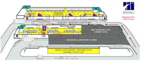 Airport Baggage Claim Layout Terminal Roadway Improvement Project