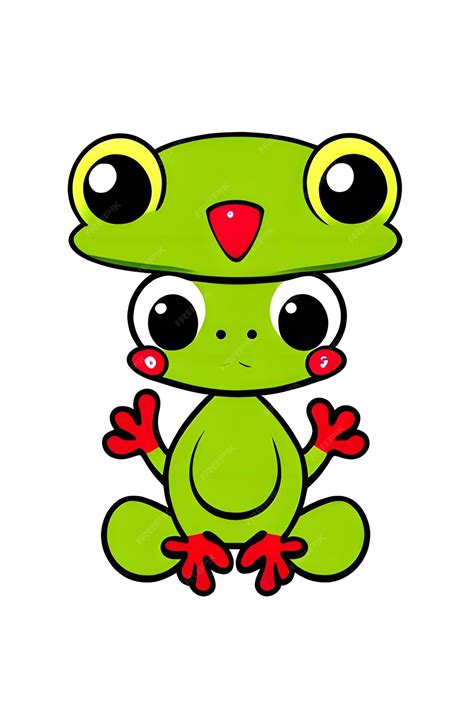 Dibujar A Mano Un Personaje De Dibujos Animados Para Colorear Foto