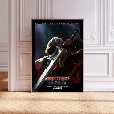 Masters Of The Universe Movie Poster He Man Canvas Print Room Decor