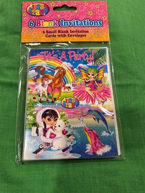 Lisa Frank Party Birthday Invitations Etsy