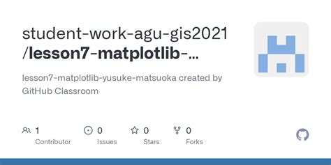 GitHub Babe Work Agu Gis2021 Lesson7 Matplotlib Yusuke Matsuoka Lesson7 Matplotlib Yusuke